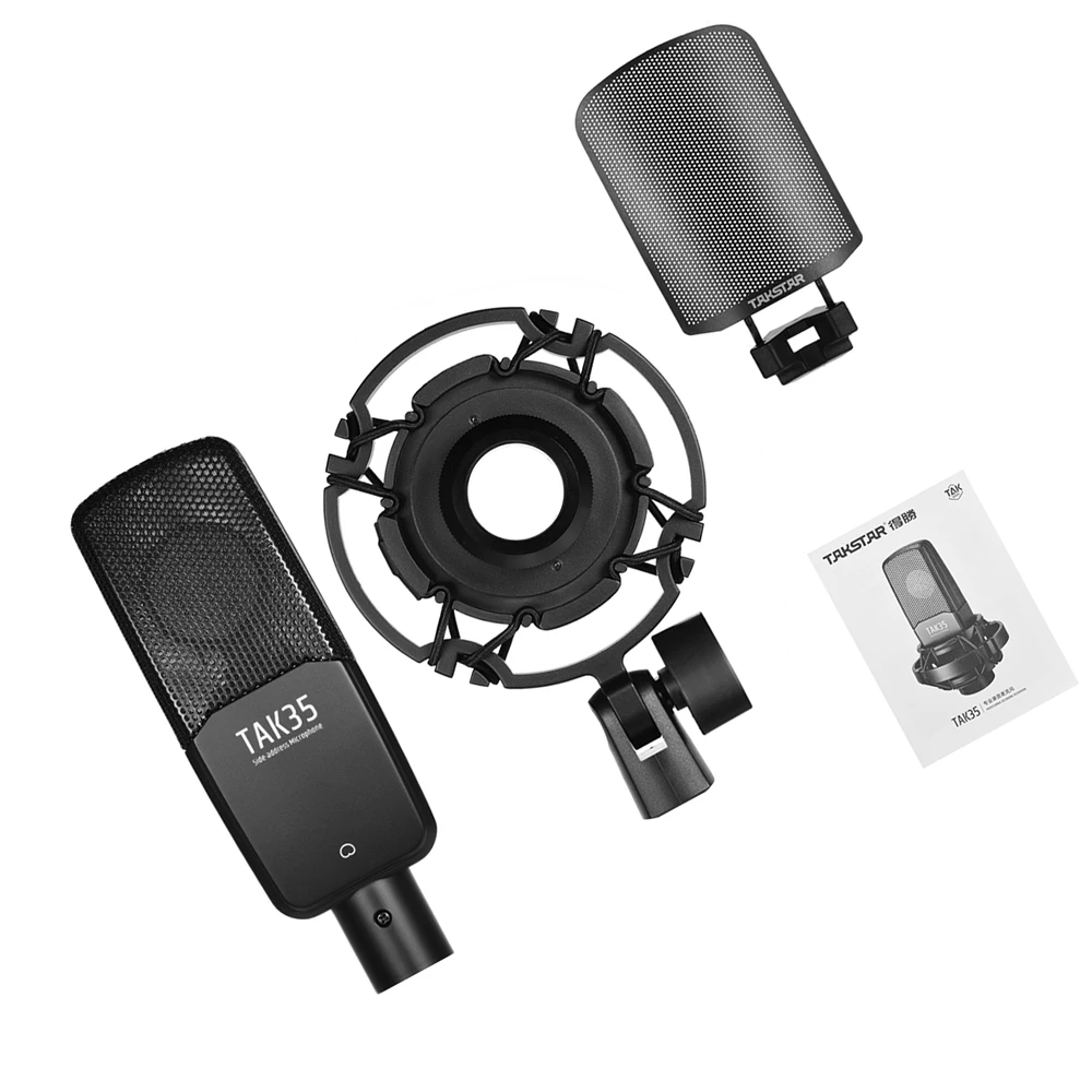 TAKSTAR-TAK35-Professional-Recording-Microphone-Condenser-Cardioid-Mic ...