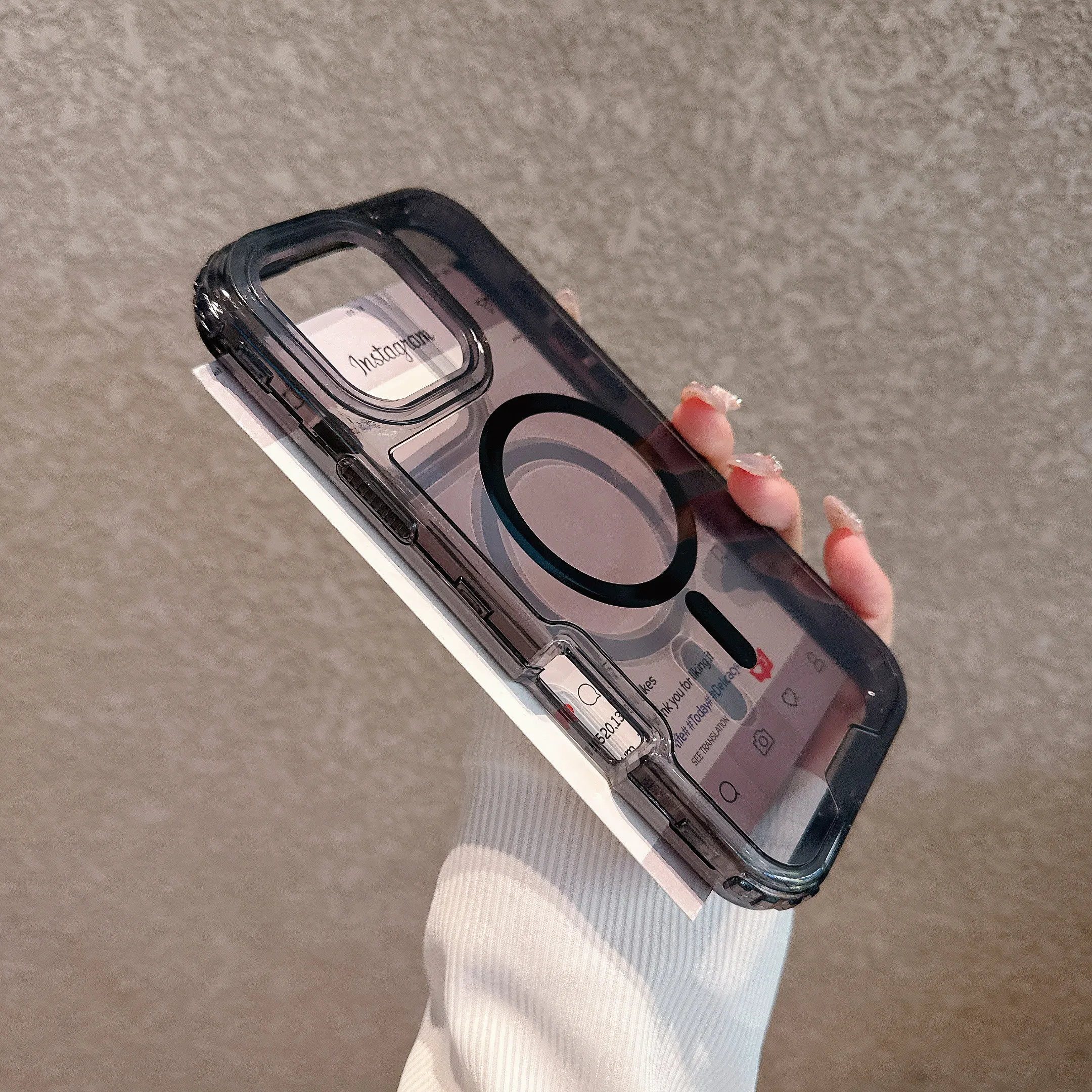Premium Shockproof Magnetic Case with Clear Heavy-Duty Protection ...