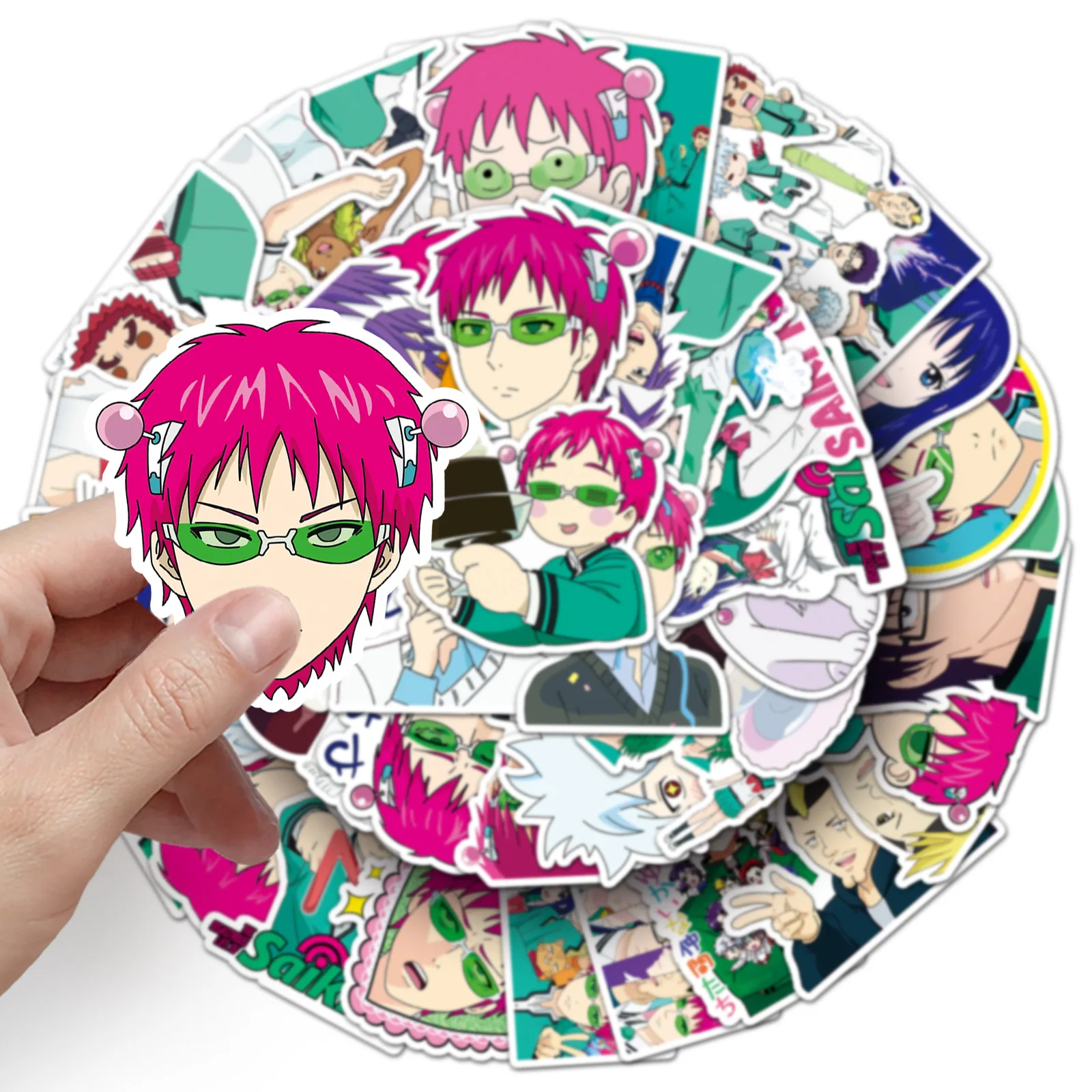 10/30/50PCS Anime The Disastrous Life of Saiki K Sticker Cartoon Cute ...