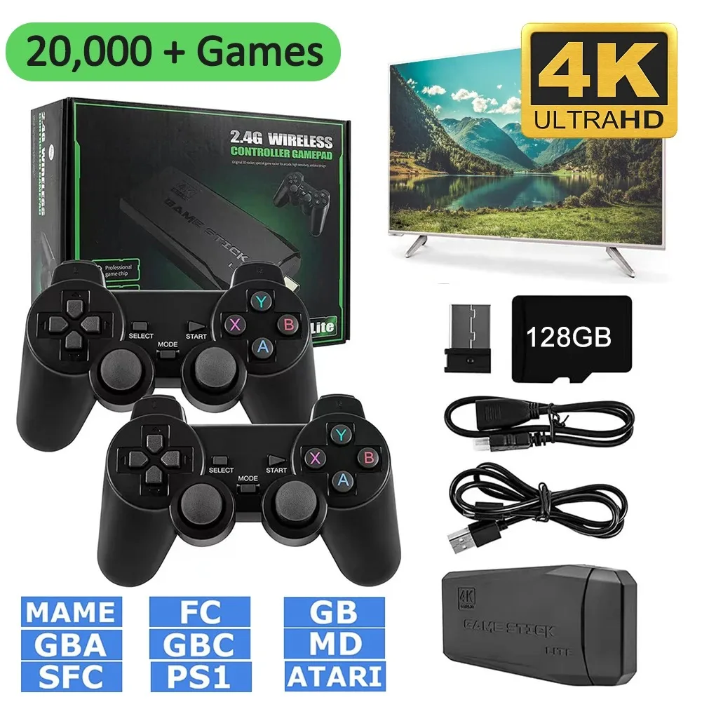 4K-HD-TV-Game-Stick-Video-Game-Console-Bulit-in-20000-Classic-Games-For ...