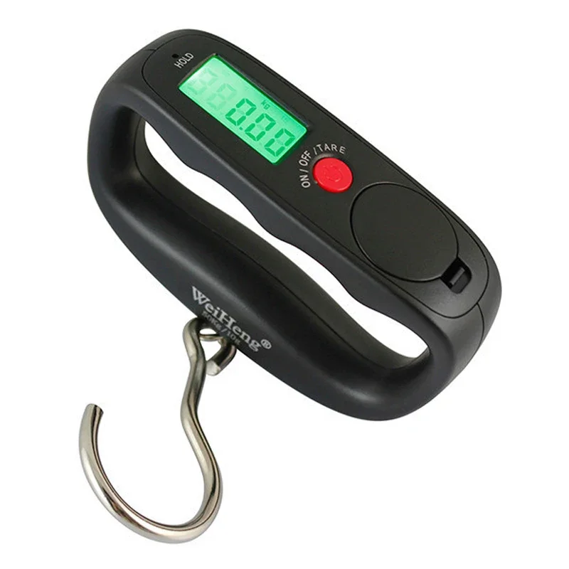 Pocket Digital Scale 50kg 10g LCD Electronic Scales Hand Held Hook ...