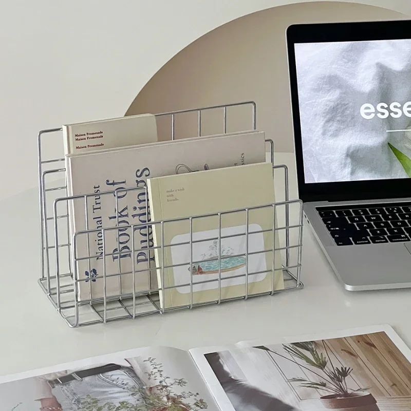 Ins-Minimalist-Iron-Desktop-Storage-Rack-Organizer-Table-Metal ...