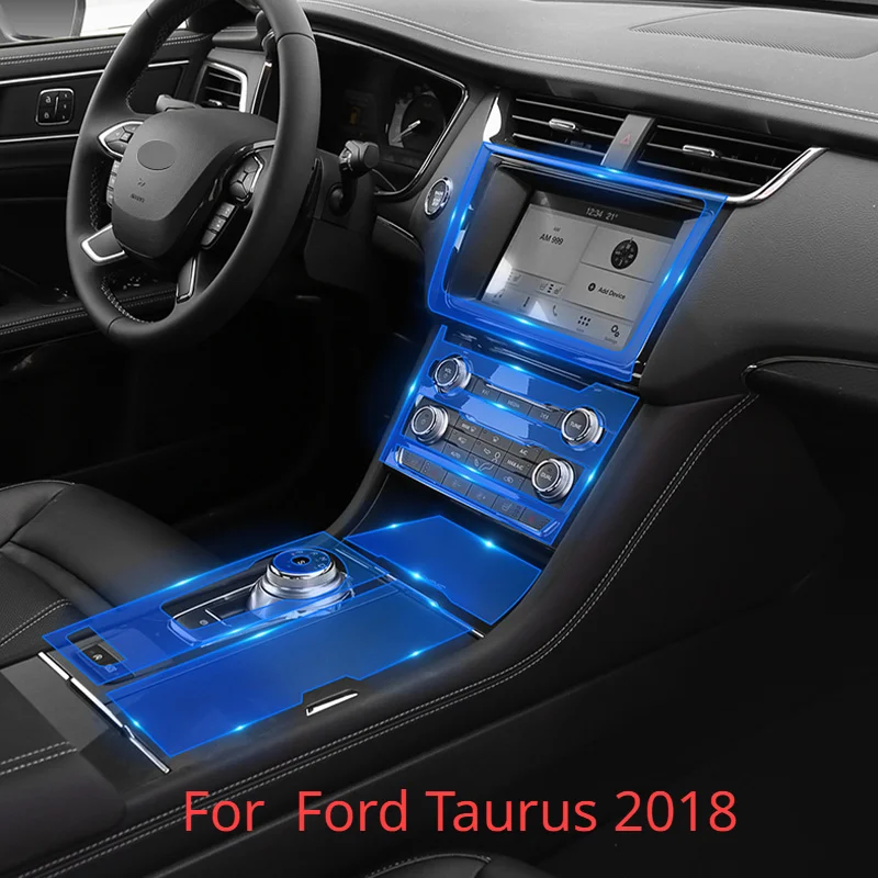 For Ford Taurus 2018 TPU Transparent Protector Film Car Interior ...