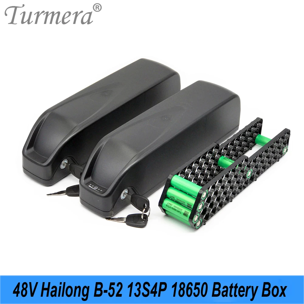 Turmera 48v Hailong Case E-bike Battery Box Housing Downtube Case For ...