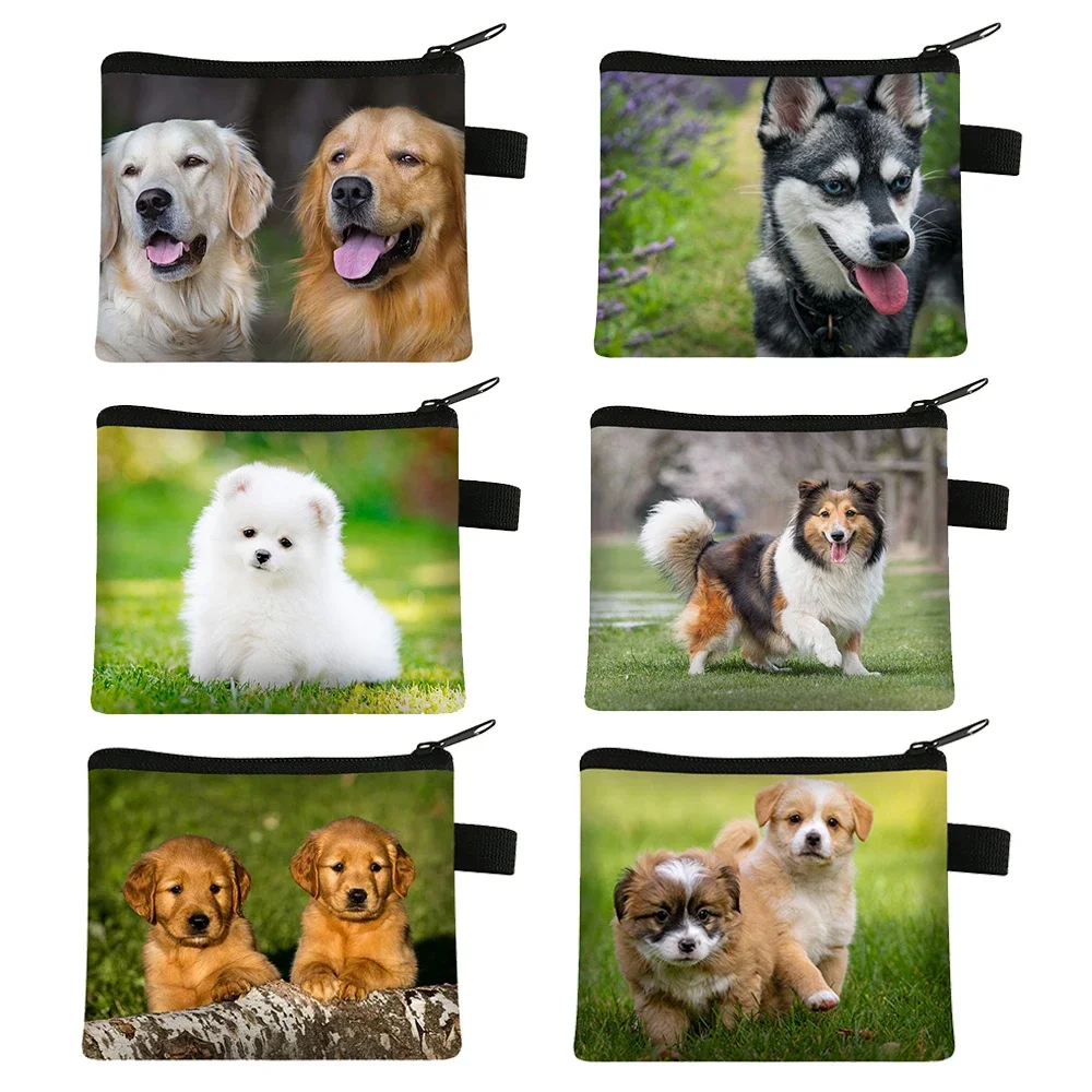 Golden-Retriever-Labrador-Pomeranian-Coin-Bags-Cute-Dog-Wallet-Credit ...