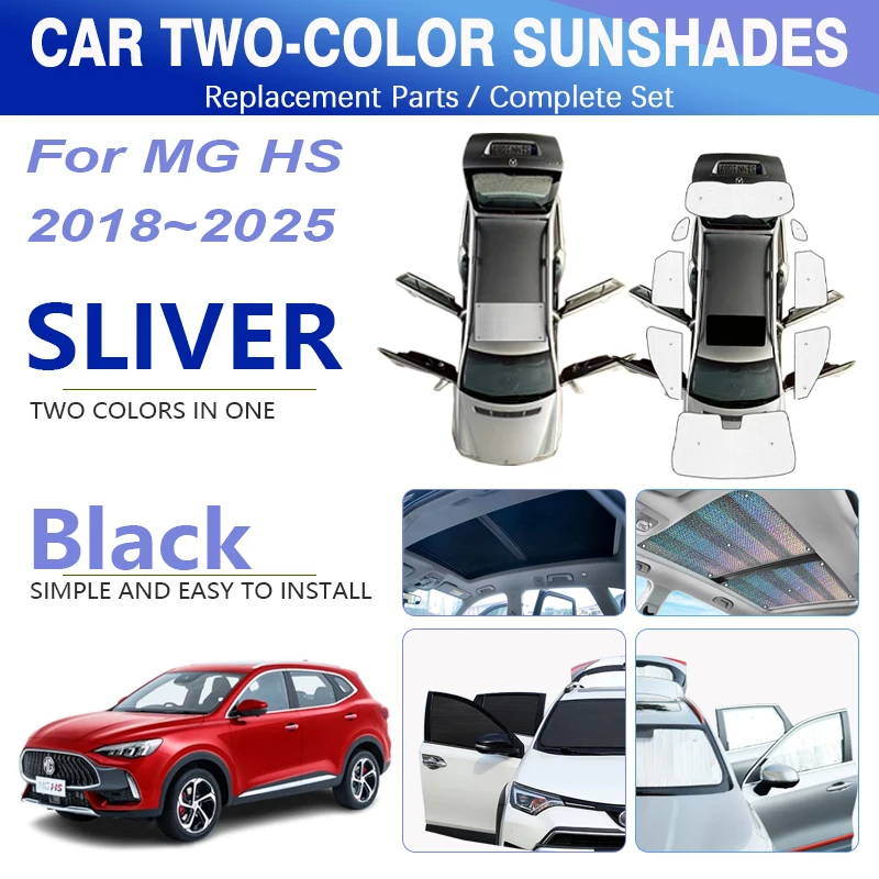 Fit-For-MG-HS-EHS-Plug-in-AS23-2018-2025-Car-Window-Sunshade-Pad-Window ...
