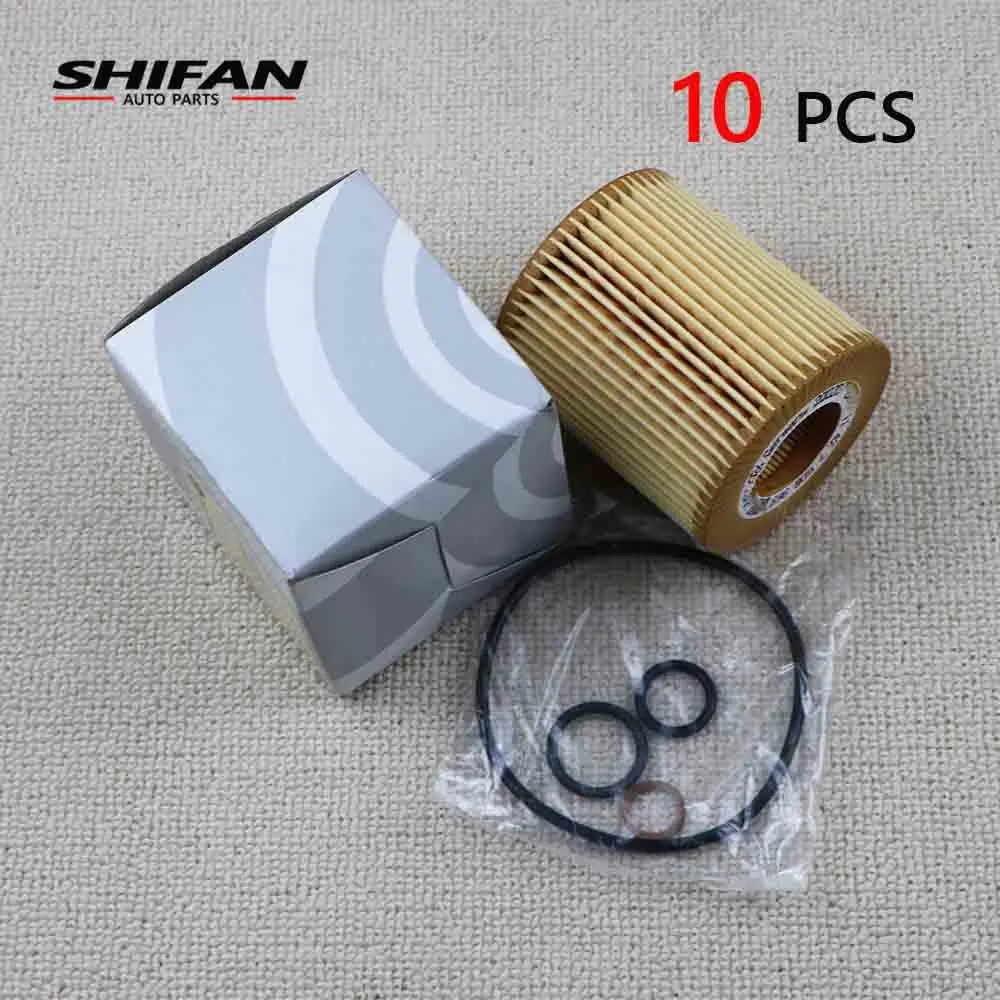 10 Pcs 11427508969 Engine Oil Filter For BMW E81 E87 E88 E82 E46 E90 ...