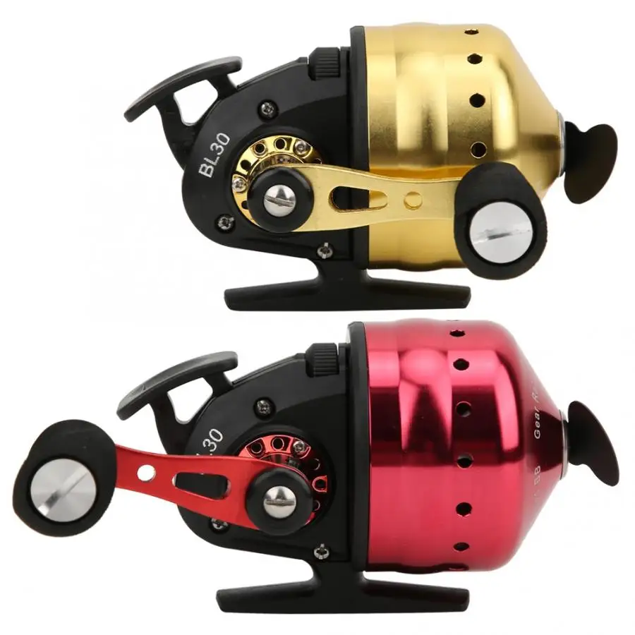 Slingshot Fishing Reel Catapult Shooting Fish Metal Closed Line Wheel 3 ...