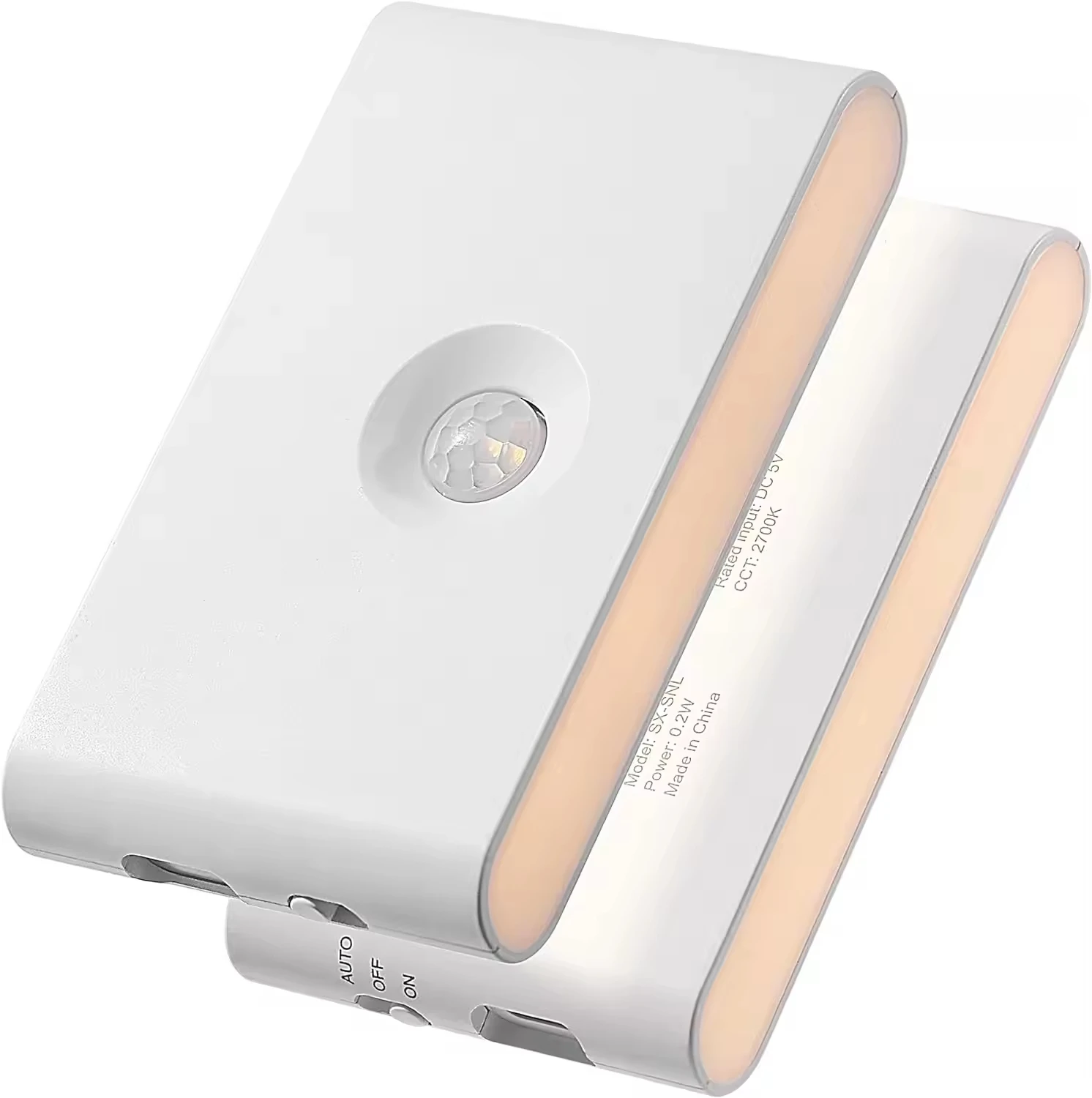 2pcs-Mini-Portable-Smart-LED-Wall-Lamp-Rechargeable-Motion-Sensor-Night ...