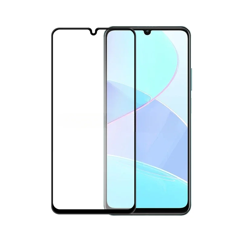For OPPO Realme Note 60 50 Black Edge Tempered Glass Screen Protector ...