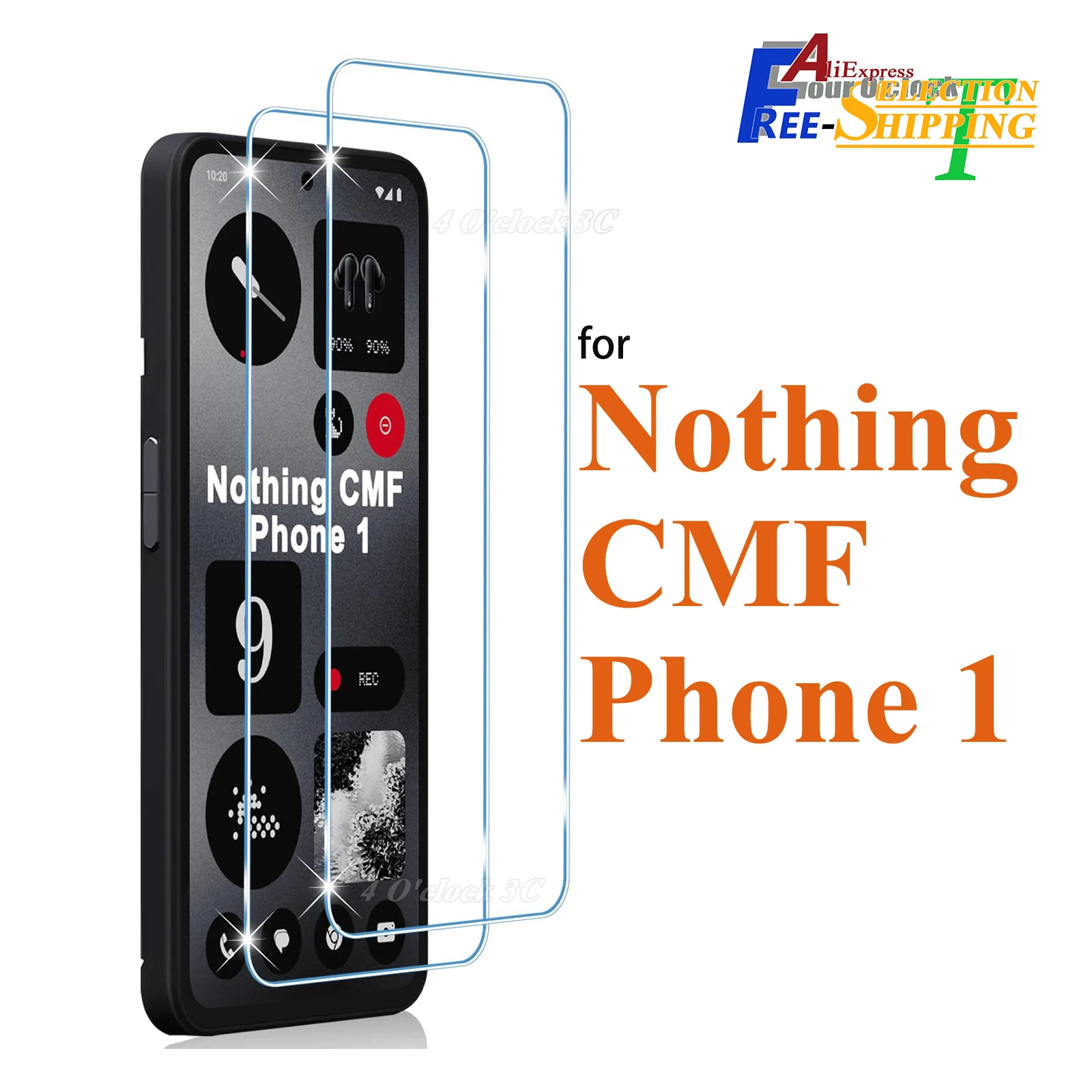 For Nothing CMF Phone 1 Screen Protector Tempered Glass Crystal Mica 9H ...