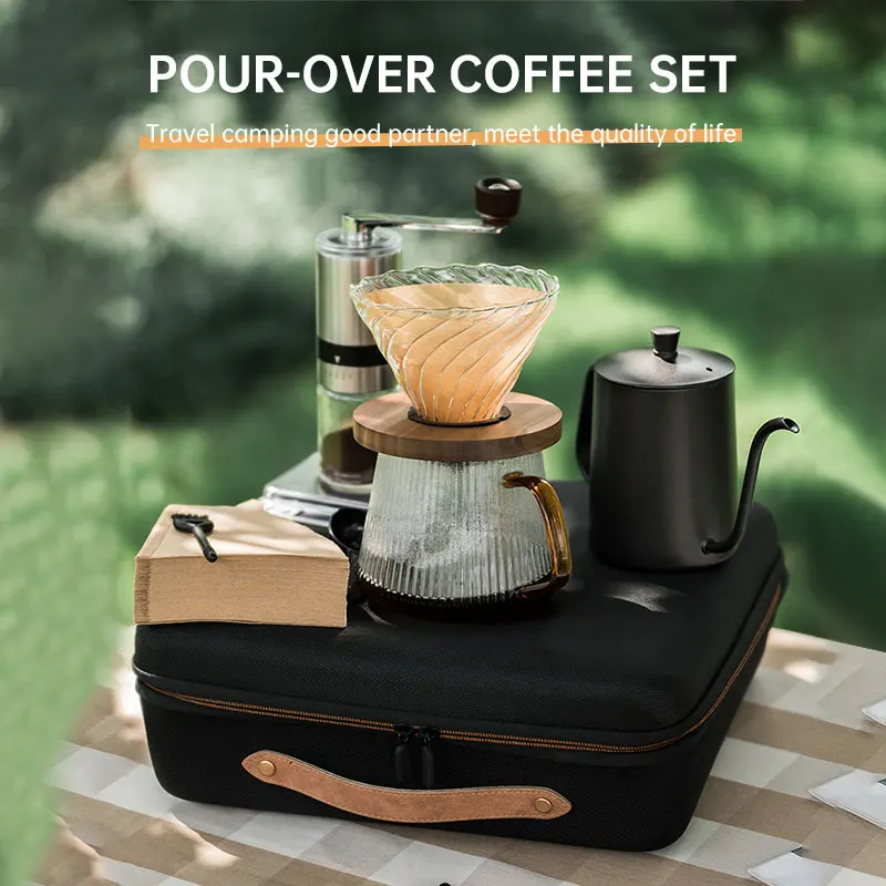 Travel-Hand-Coffee-Pot-Set-Hand-Coffee-Gift-Box-Grinder-Electronic ...