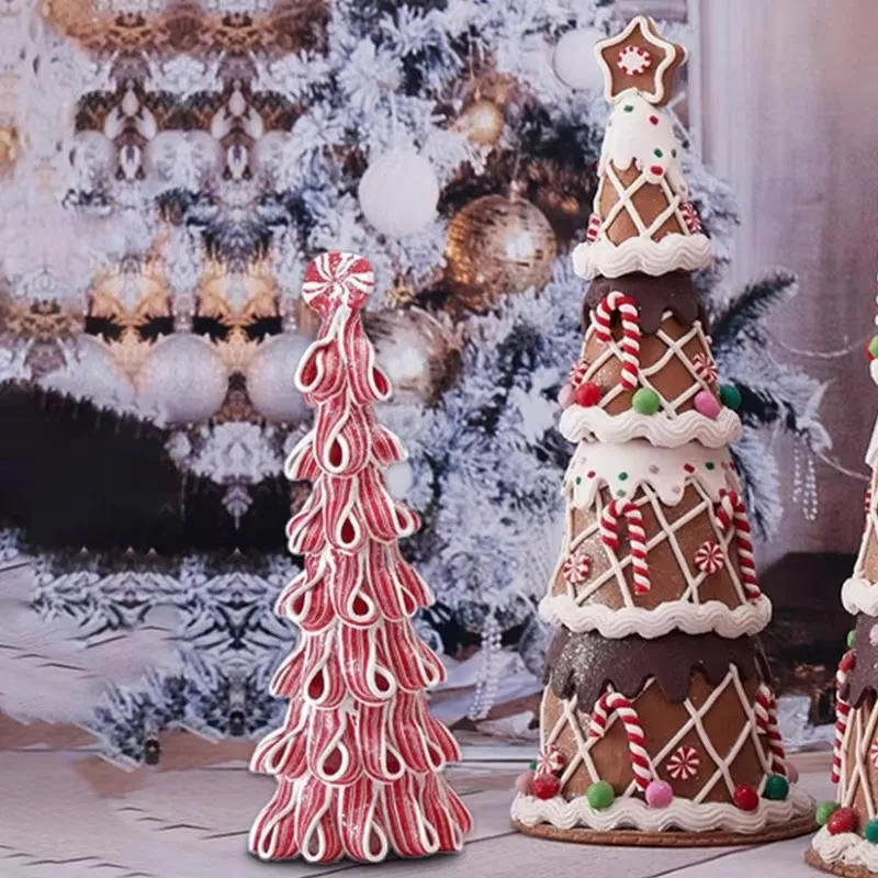 Mini Christmas Tree Decorative Miniature Christmas Tree Candy Cake ...