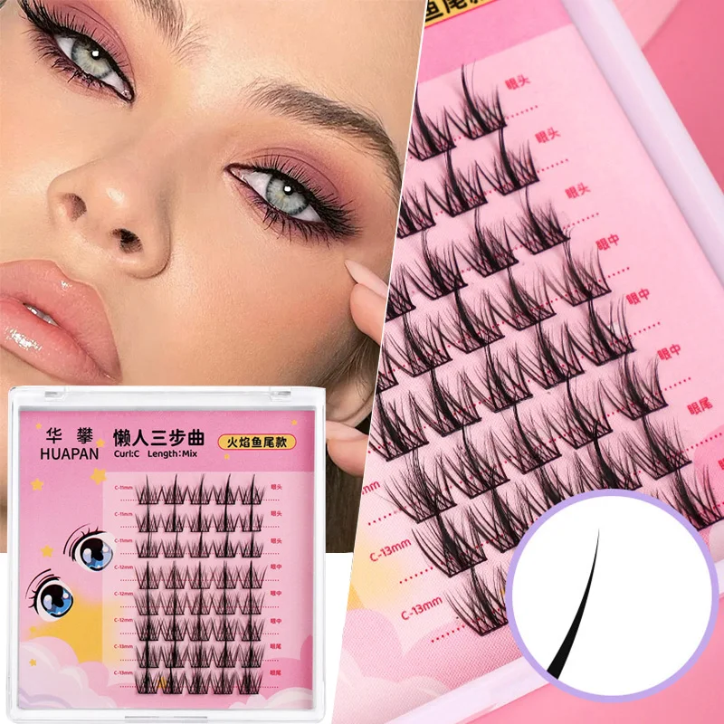 40/48 Clusters False Eyelashes Bundles Grafting Individual False ...