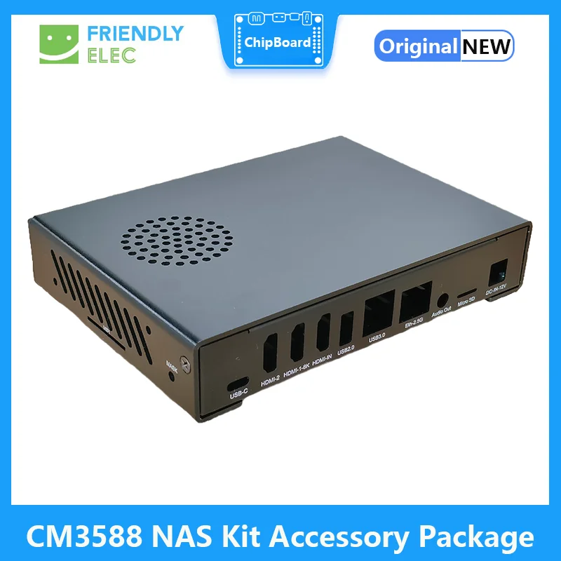FriendlyELEC-CM3588-NAS-Kit-Metal-Aluminum-Case-Power-RK3588-CPU-Board ...