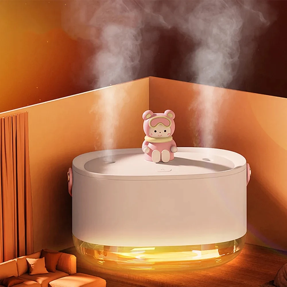Portable-Wireless-Humidifier-750ML-Cartoon-Doll-Dual-Nozzle-USB ...