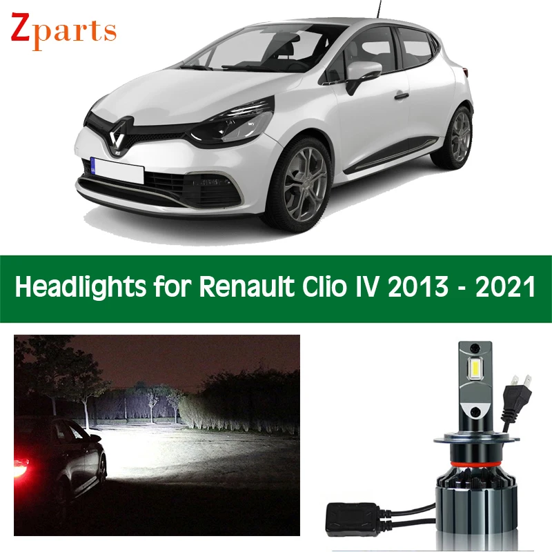 Faro delantero de coche para Renault Clio IV, Bombilla de 4 LED, luz de ...