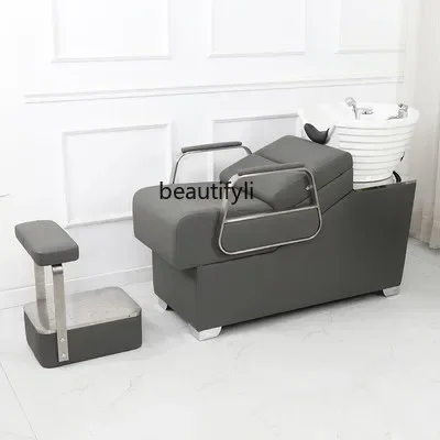 Hair-Saloon-Dedicated-Hair-Salon-Flushing-Bed-Ceramic-Basin-Lying-Half ...