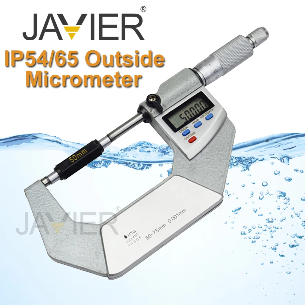0-100MM-0-001-MM-Digital-Micrometer-IP65-Water-Proof-Digital-Outside ...