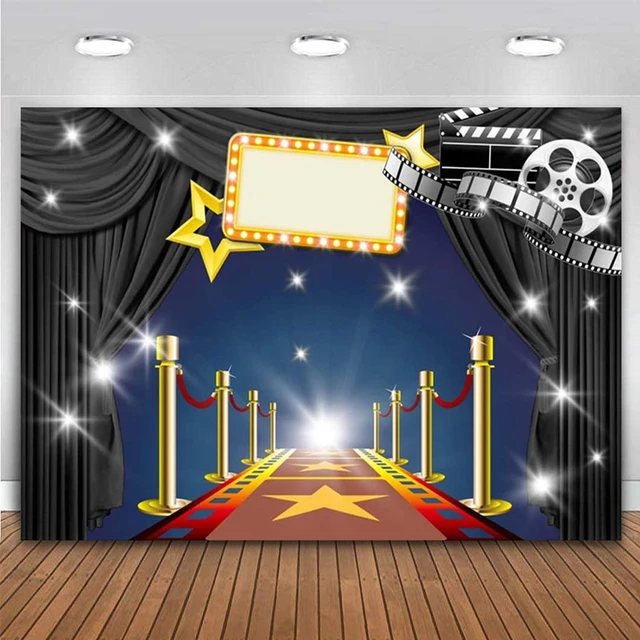 Hollywood Spotlights Background