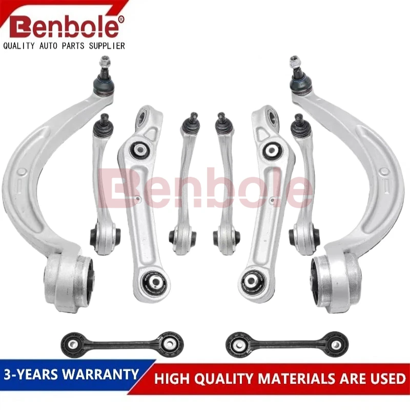 10 Pieces front upper lower control arm OEM 8K0407151 8K0407152 ...