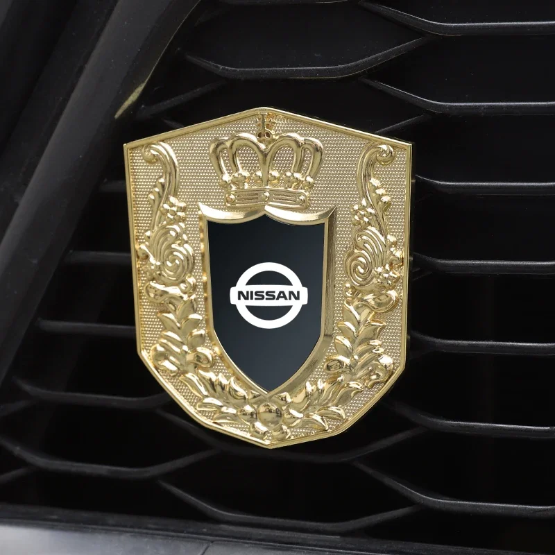 Car-Front-Grille-Metal-Badge-para-Nissan-Nissan-Juke-Folha-Micra ...