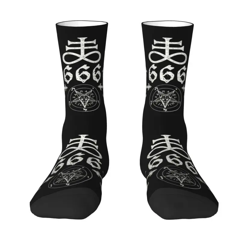 Leviathan-chaussettes-pour-hommes-et-femmes-avec-symboles-sataniques-de ...