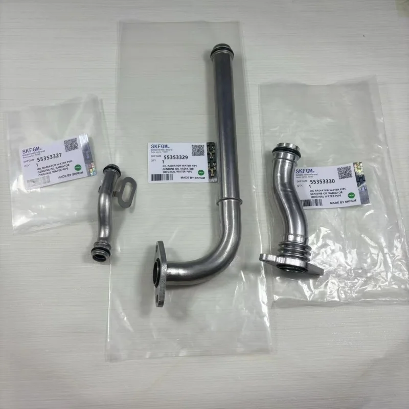3PCS Engine Coolant Water Oil Cooler Pipe For Chevrolet Cruze Vauxhall ...