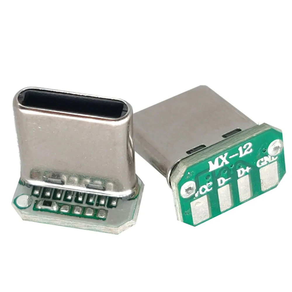 USB-3-1-Type-C-Vertical-Patch-Board-16pin-4-Welding-Wire-Data-Band-PCB ...