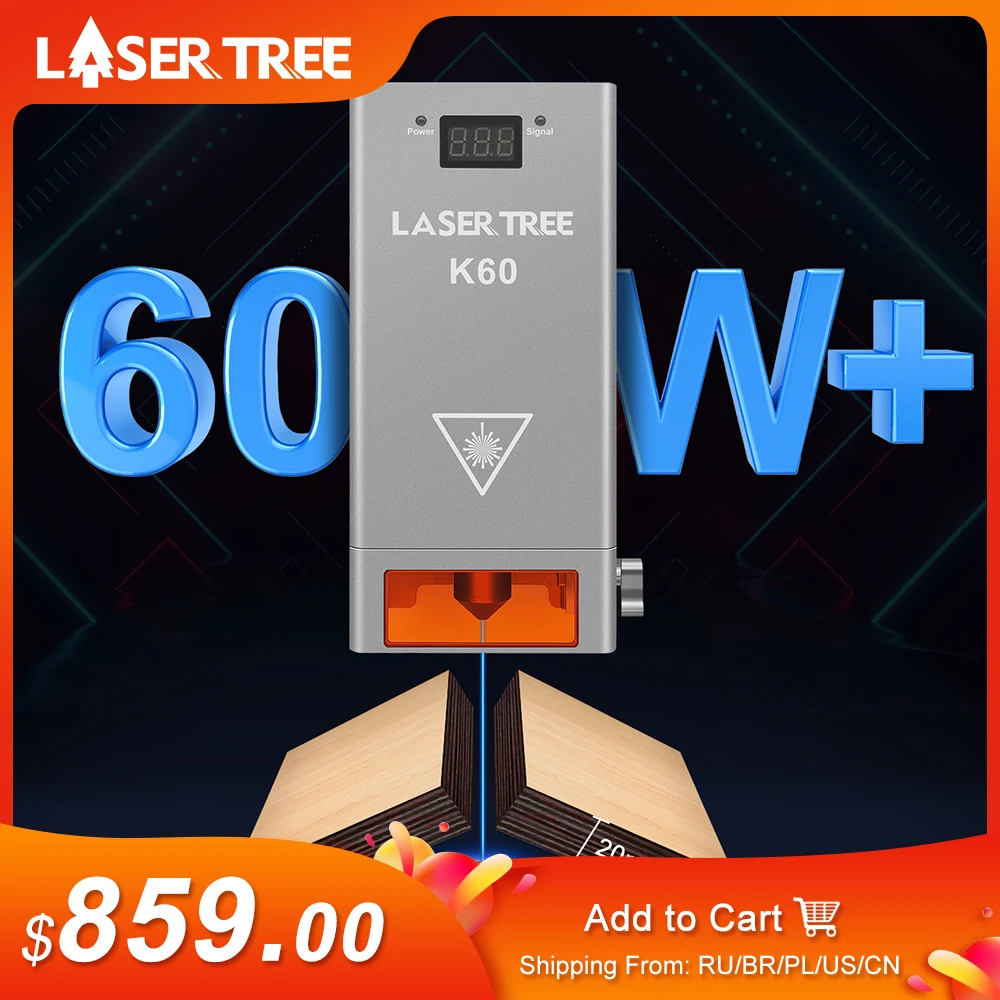 LASER-TREE-Optical-Power-Laser-Head-M-dulo-de-Pot-ncia-Ajust-vel ...