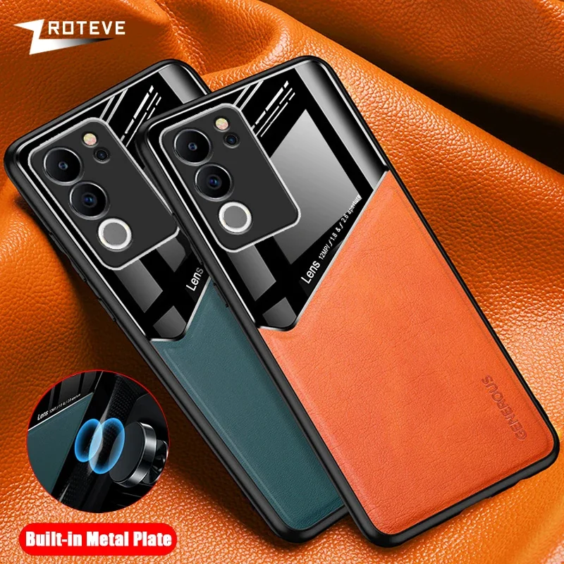 VivoV29-Pro-Case-Zroteve-PU-Leather-Car-Magnetic-Hard-PC-Cover-For-Vivo ...