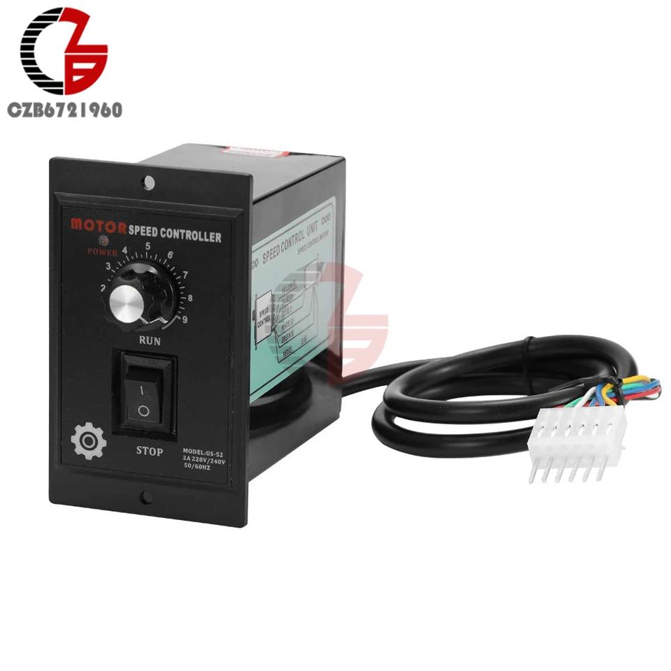 12v Motor AC 220V 5060Hz Single Phase AC Motor Speed Controller ...