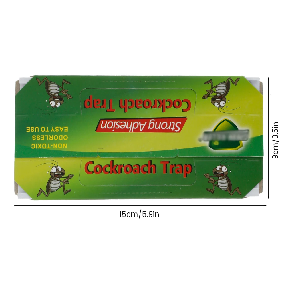 Non-Toxic Sticky Boards Cockroaches Glue Traps 10pcs Cockroaches House ...