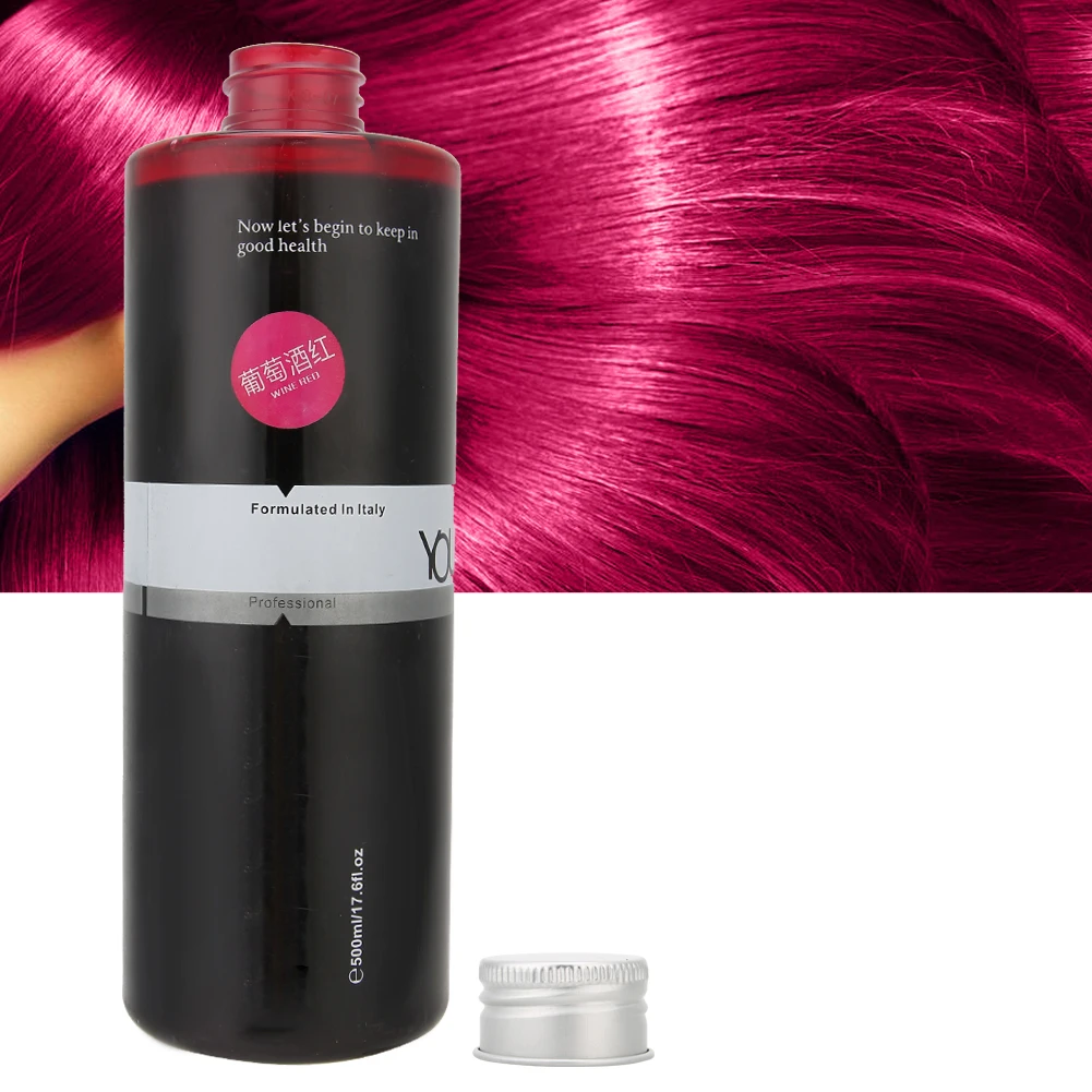 500ml-DIY-Natural-Fast-Hair-Dye-Coloring-Cream-Dye-Wine-Red-Coloring ...