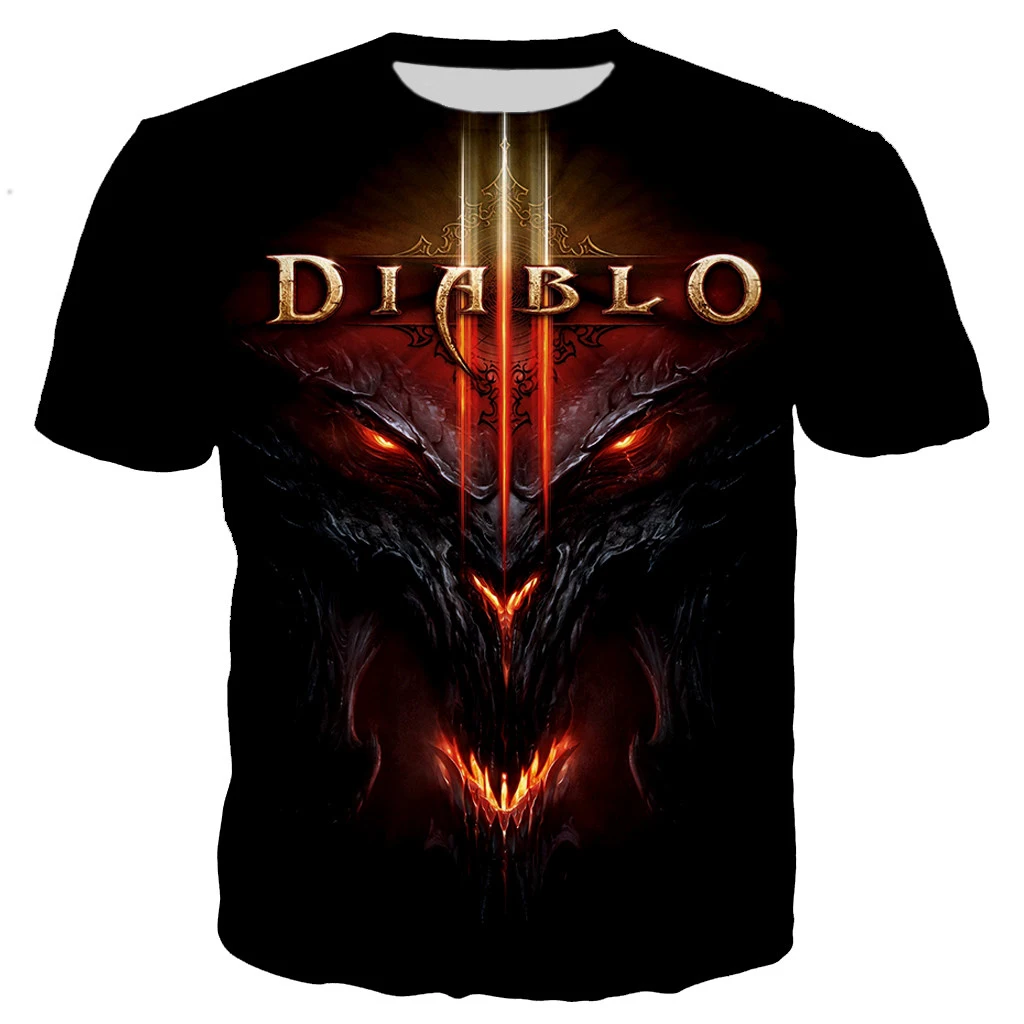Diablo-3-Reaper-of-Soul-4-3D-Print-T-shirts-Men-Woman-Short-Sleeve-Tees ...