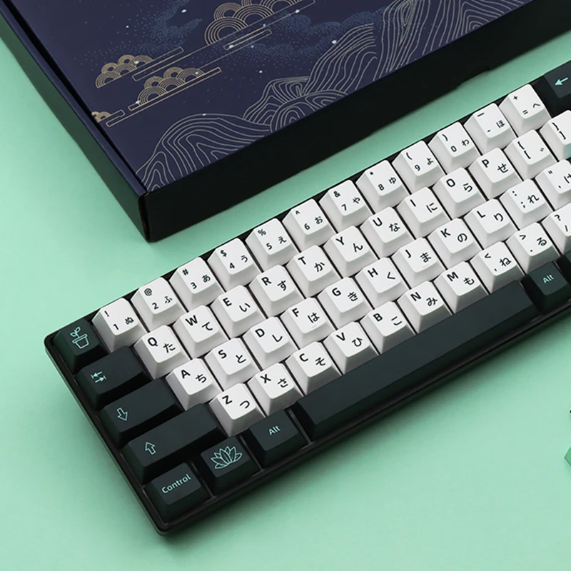 GMK 식물용 키캡, 체리 프로파일 PBT 137 키, 염료 승화 키캡, 기계식 키보드용, 61 64 65 68 75 84 87 ...