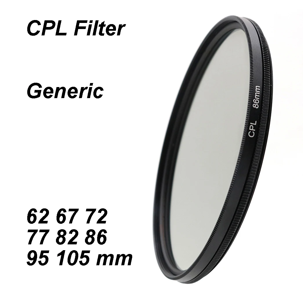 CPL Filter Circular Polarizing Filter CIR PL 7mm Slim Thin Generic ...