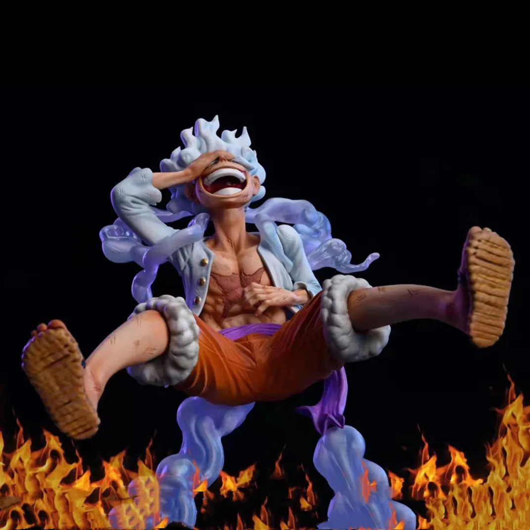 Figura de acción de One Piece, modelo coleccionable de Luffy Gear 5 ...