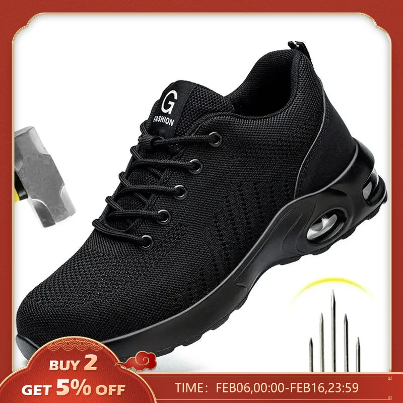 Air-Cushion-Work-Safety-Shoes-For-Men-Women-Breathable-Work-Sneakers ...