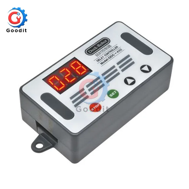 DC 12V LED Display Automation Cycle Delay Timer Control Off Switch Delay Time Relay Voltage ...