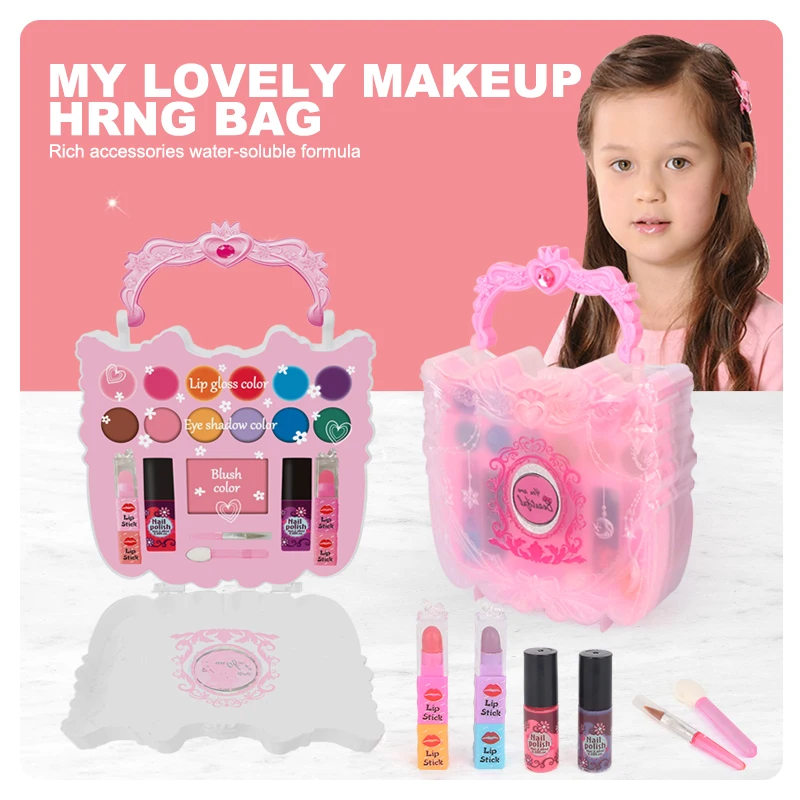Portable-Children-Makeup-Cosmetics-Playing-Box-Princess-Makeup-Girl-Toy ...