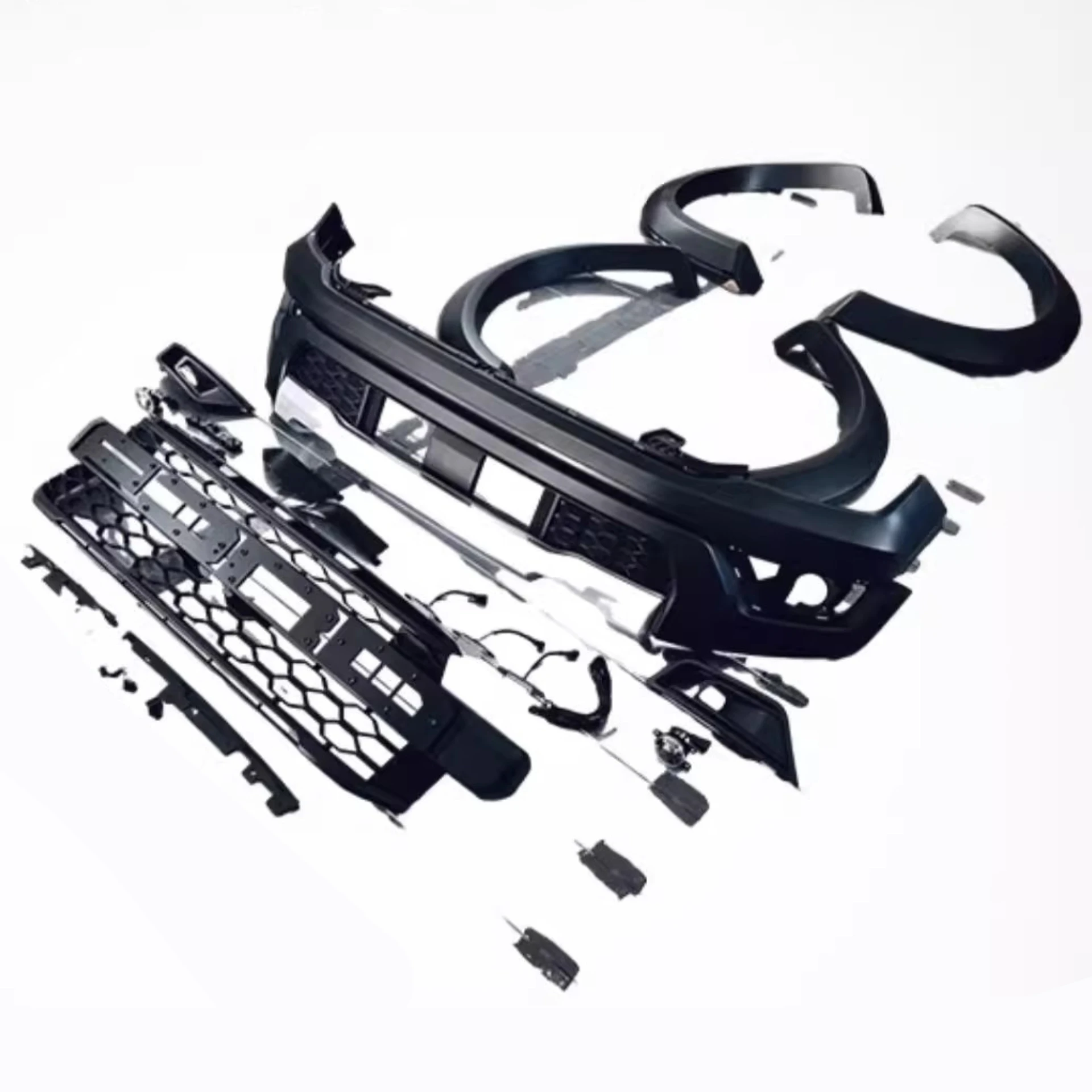 Yeni-stil-n-tampon-tekerlek-ka-Grille-meclisi-Ford-Ranger-i-in-modifiye ...