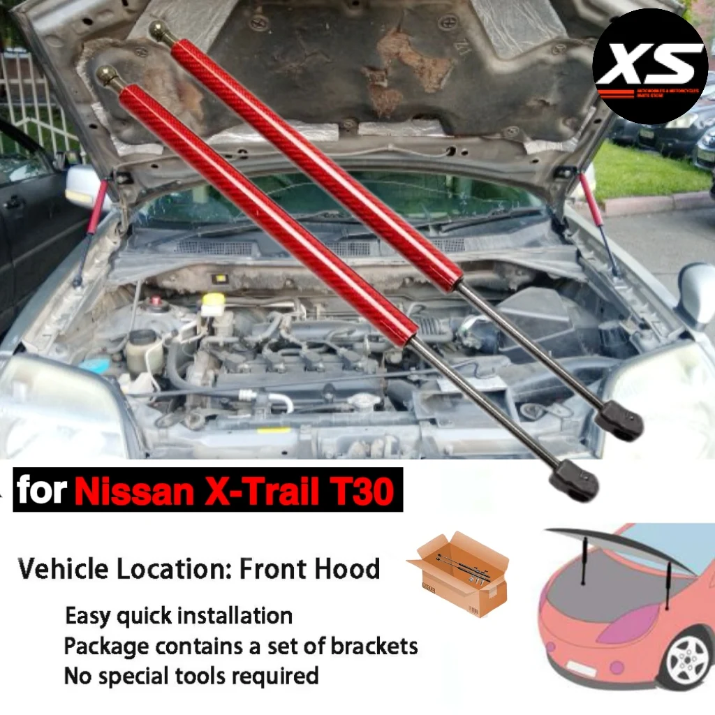 Hood-Struts-Kit-for-Nissan-X-Trail-T30-2000-2007-Front-Bonnet-Modify ...