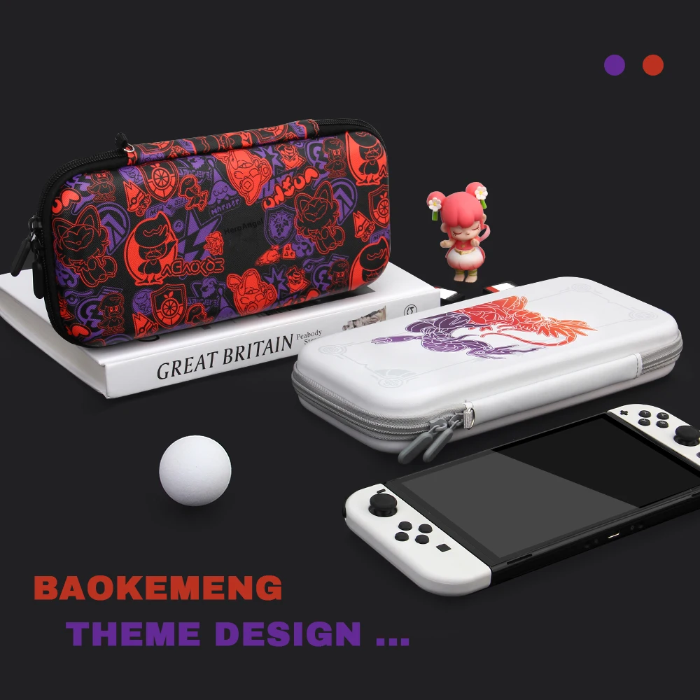 For-Nintendo-Switch-Oled-Scarlet-and-Violet-Theme-Storage-Bag ...