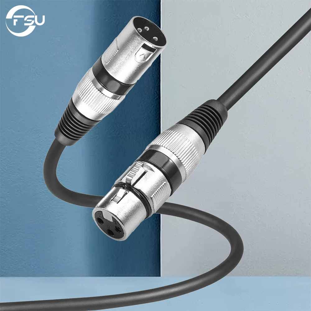 FSU-XLR-Microphone-Cable-Male-to-Female-Cord-for-Speaker-or-PA-System ...