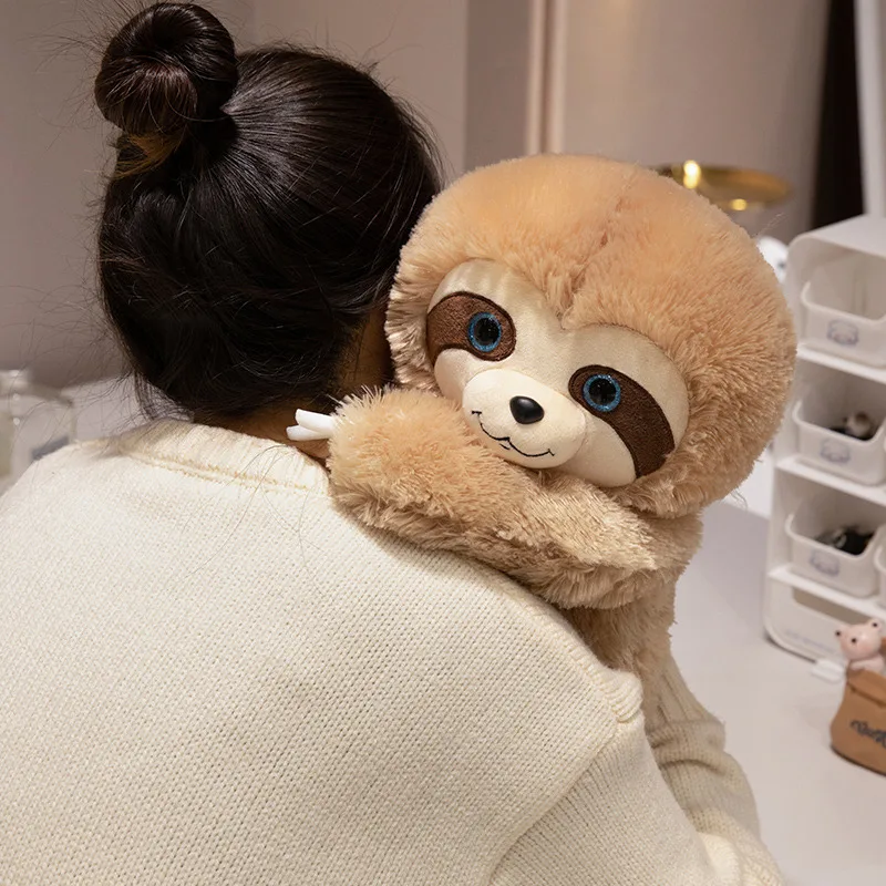 Cute Sloth Plush Toy Soft Stuffed Simulation Animals Sloths Doll High ...