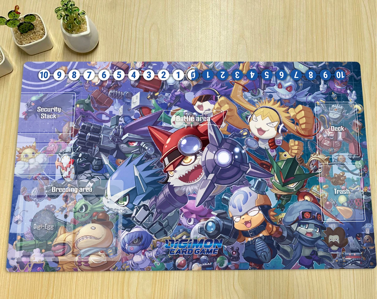 Digimon Playmat Appmon Monster Board Game Mat TCG CCG Trading Card Game ...