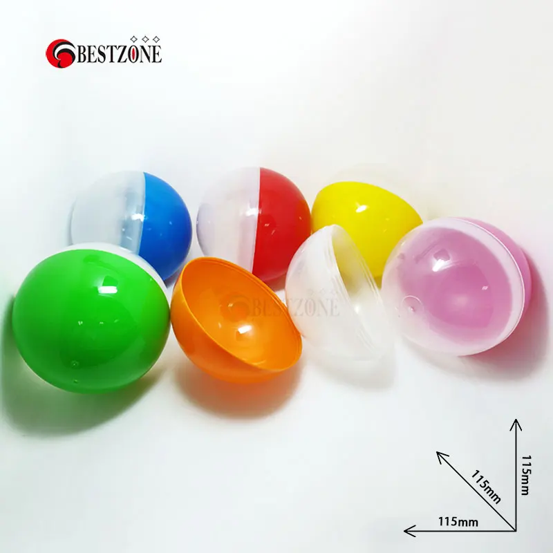 1Pcs-4-52Inch-D115MM-Surprise-Ball-Toy-Capsules-Plastic-PP-Colorful ...