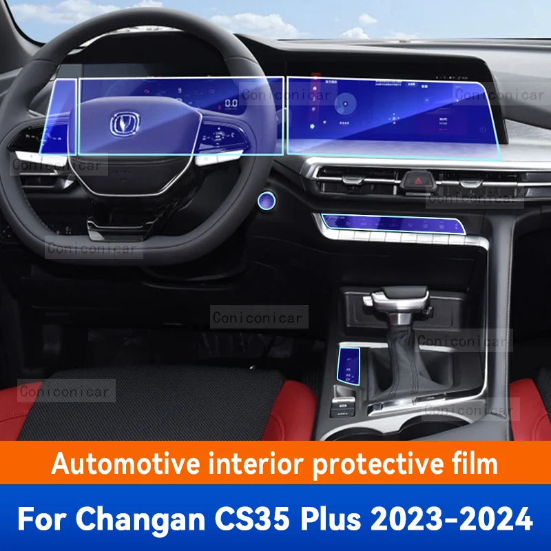 For-CHANGAN-CS35-Plus-2023-2024-Car-Interior-Center-Console-Screen ...