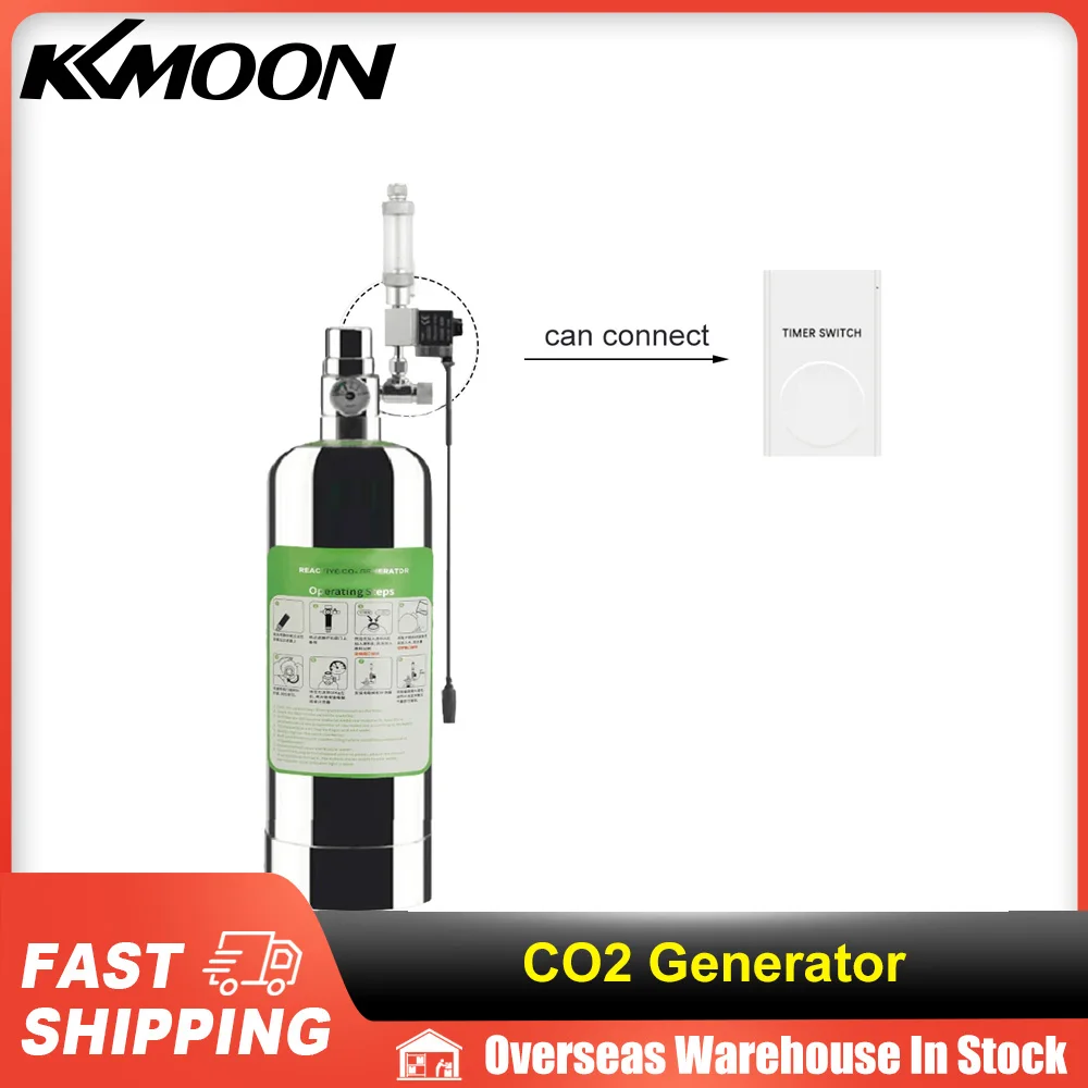 Aquarium-Stainless-Steel-Cylinder-CO2-Generator-System-Kit-with ...